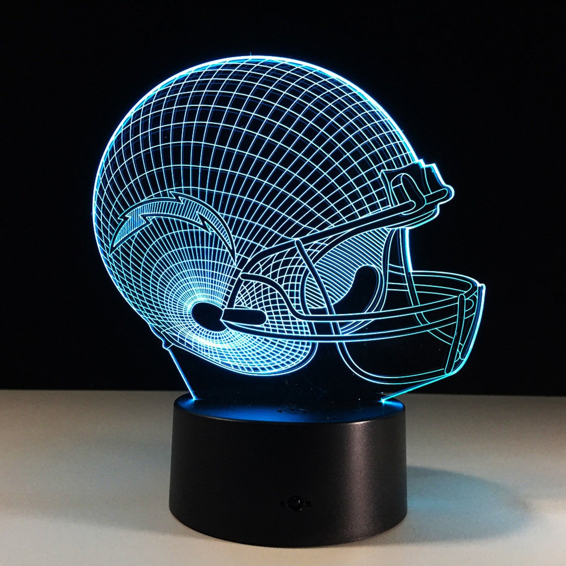 San Diego Los Angeles Chargers 7 Color LED Lamp Night Light - Etsy