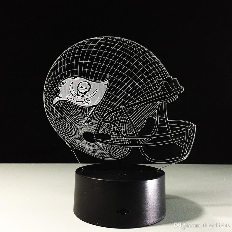 Tampa Bay Buccaneers Tom Brady 7 Color LED Lamp Night Light - Etsy