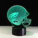 Philadelphia Eagles 7 Color LED Lamp Night Light Souvenir Memorabilia ...