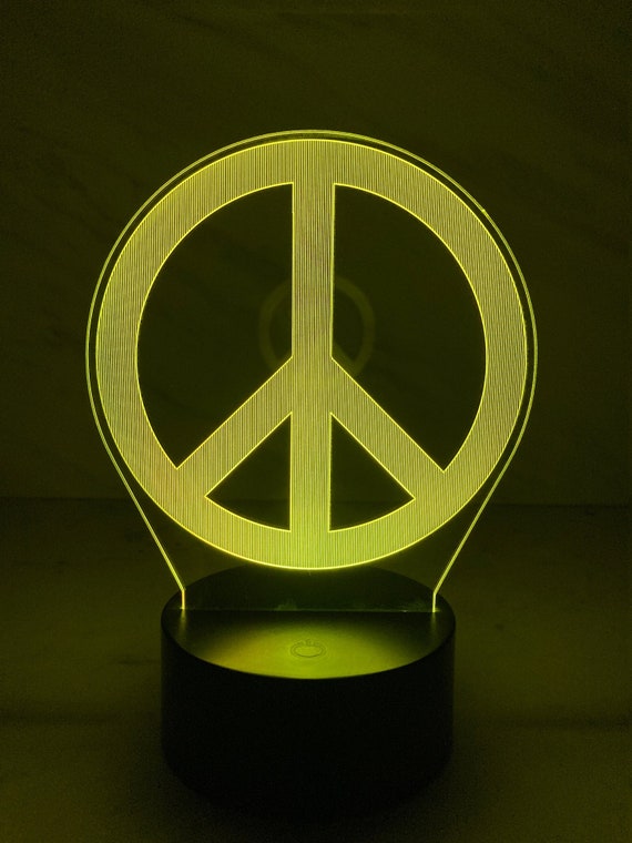 Peace Sign Lamp Shade