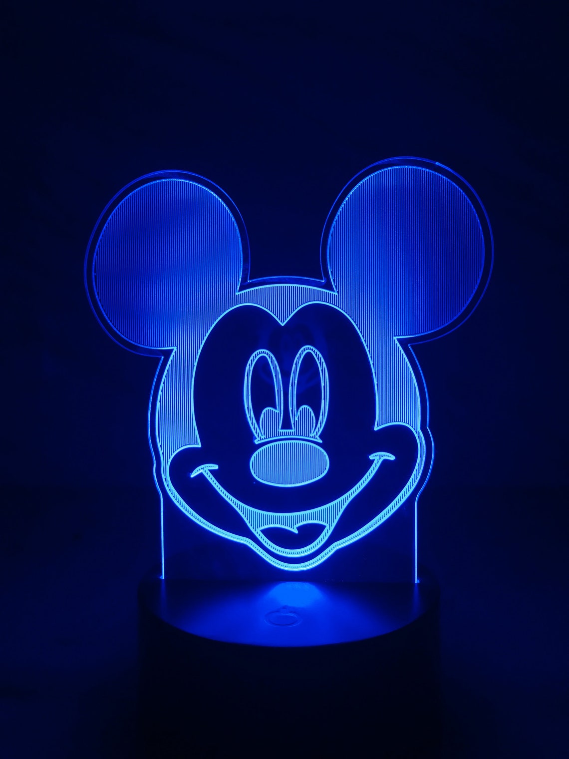 Mickey Mouse 7 Color LED Lamp Night Light Kids Toy Collectible - Etsy