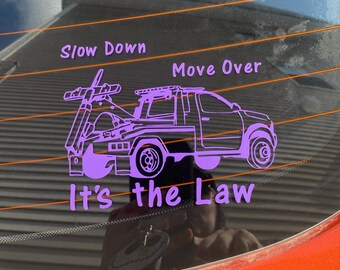 Slow Down Move Over Svg - Etsy