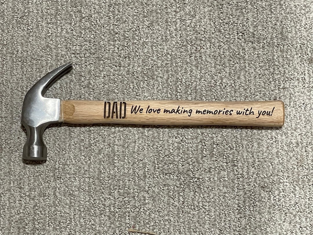 Custom Engraved Hammer Carpenter Tools Engraved Hammers Personalized ...