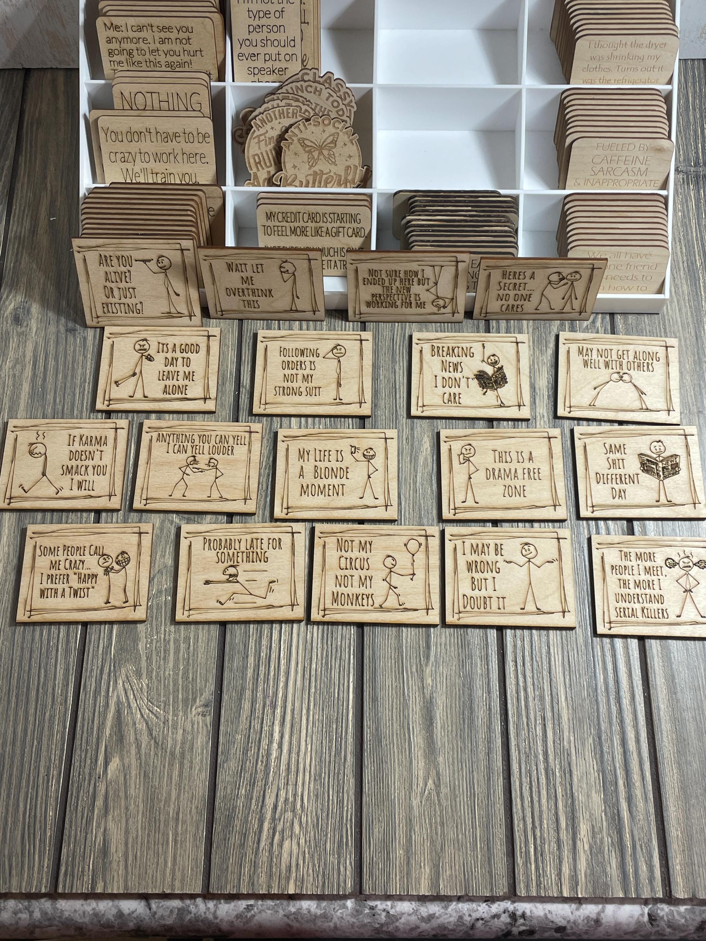 Stickman Snarky Magnets – Because Your Fridge Needs an Attitude! - Gag ...