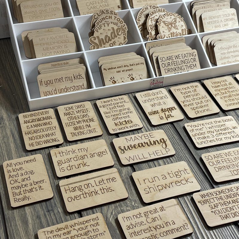 Handmade Snarky Magnets - Etsy