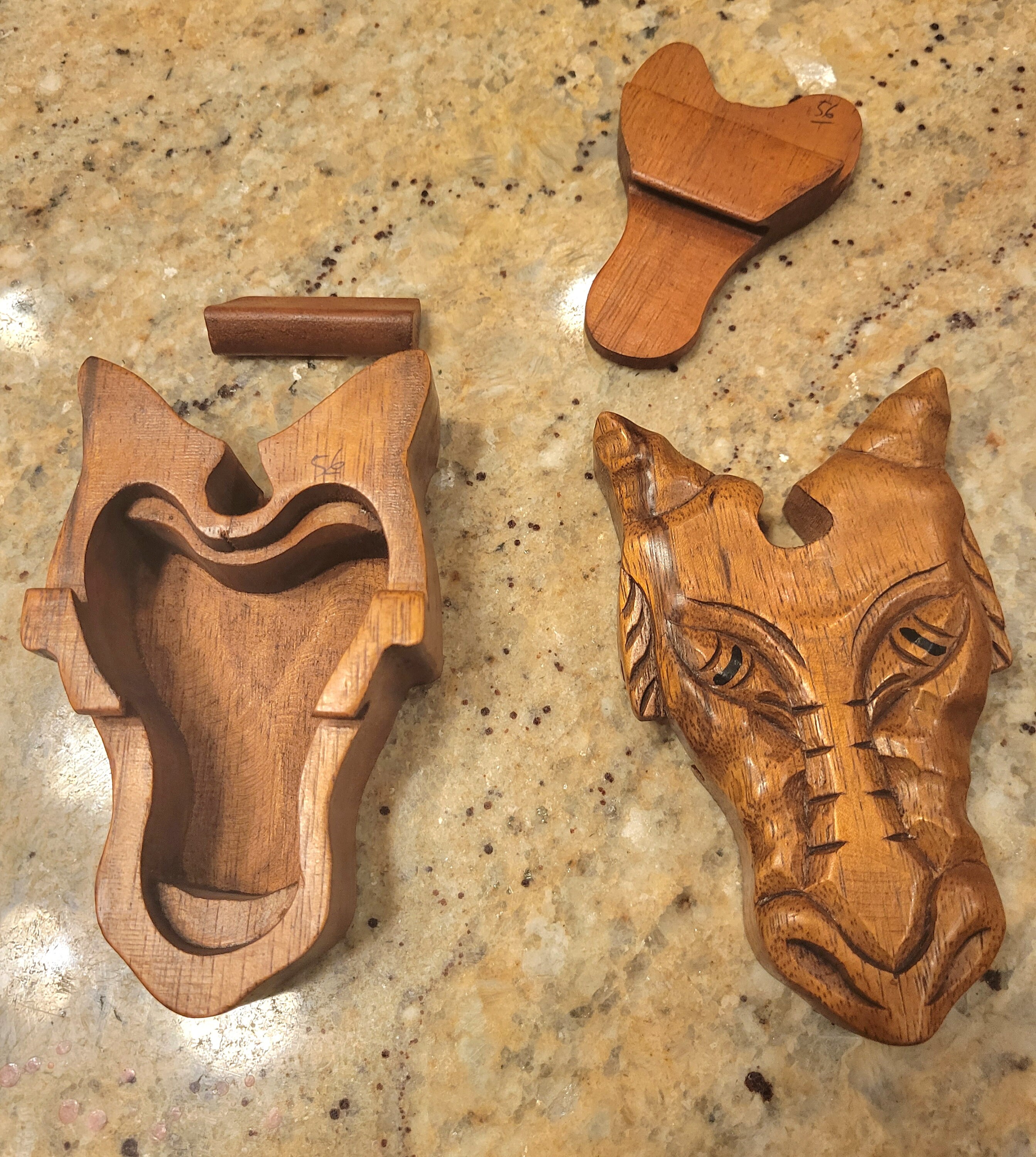Hand Carved Wooden Puzzle Box - Etsy