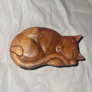 Hand Carved Wooden Puzzle Box - Etsy