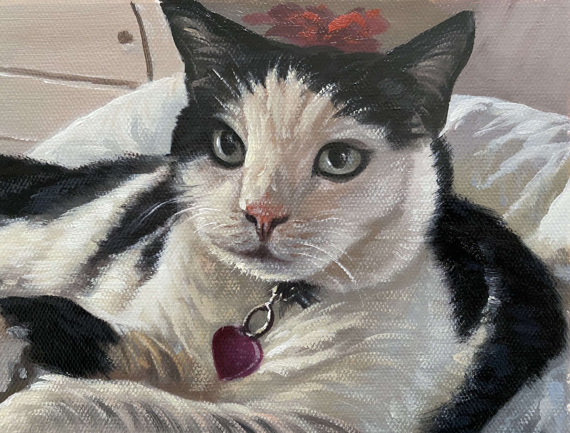 Custom Cat Portrait Painting Pet Portrait From - Etsy