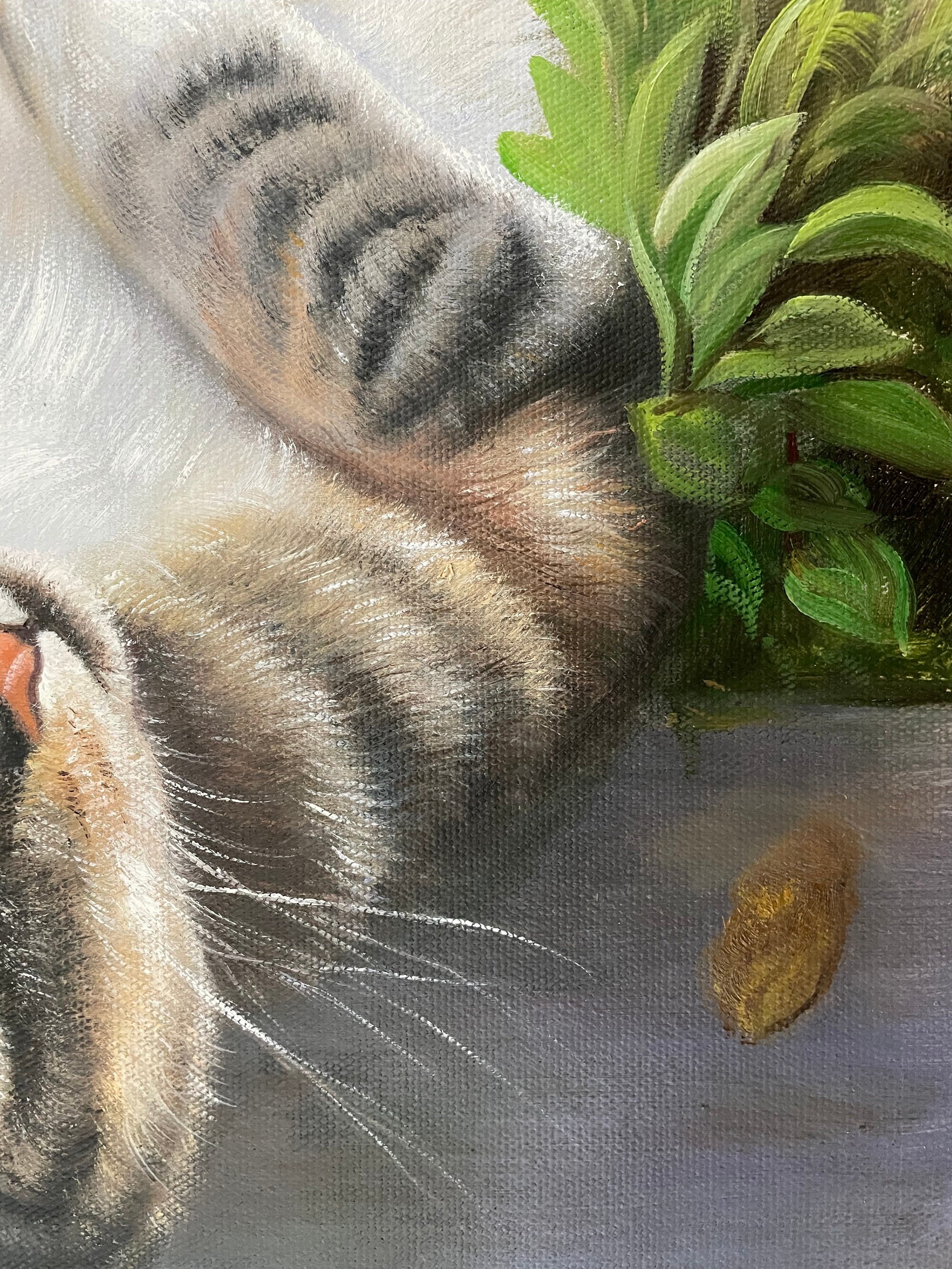 Cat Painting, Custom Cat Portrait, Cat Wall Art, Personalized Pet Oil ...