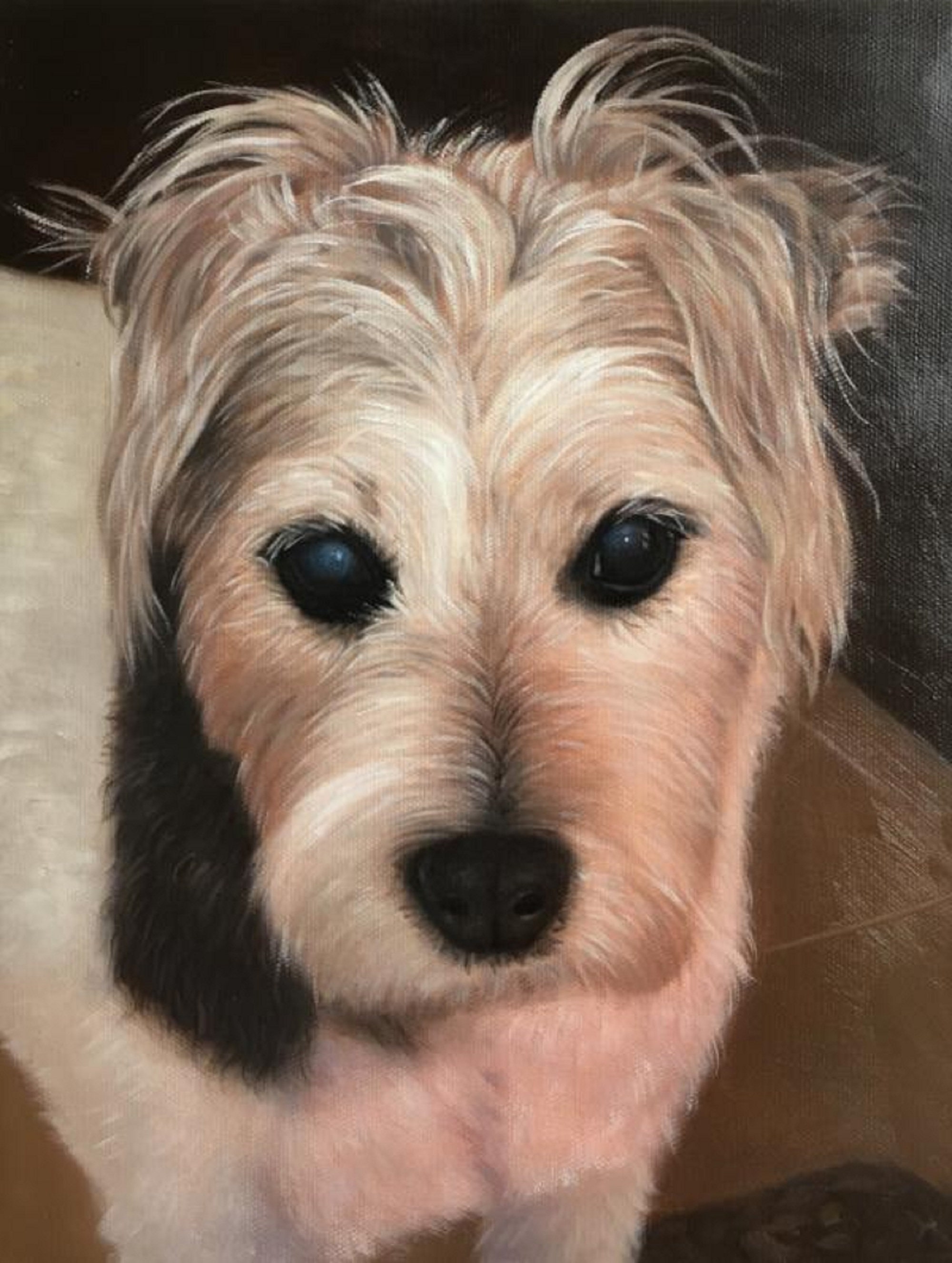 Custom Dog Portrait From Photo, Customized Pet Painting, Watercolor ...