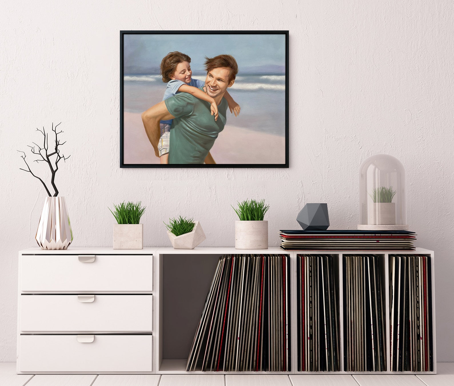 Custom Family Oil Portrait Painting on Canvascommission - Etsy