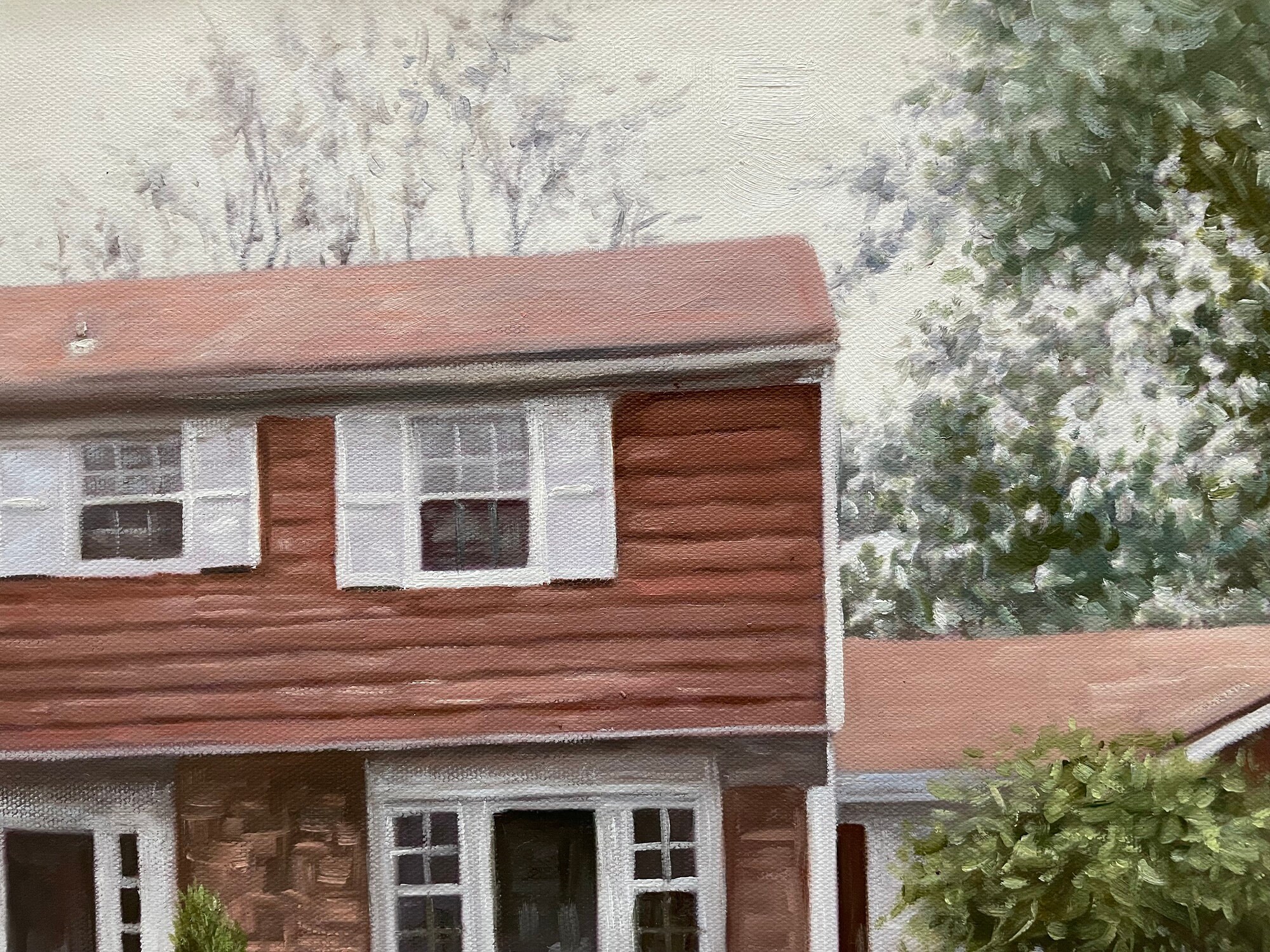 Custom House Painting From Photo, Commission House Portrait, Home ...