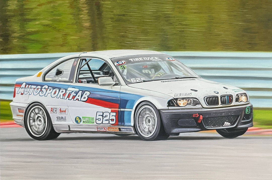 Custom Car Portrait Painting,hand Painted Car,personalized Car Art ...