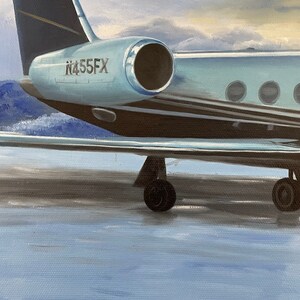 Commissioned Aircraft Paintings, Custom Plane Painting From Photo ...