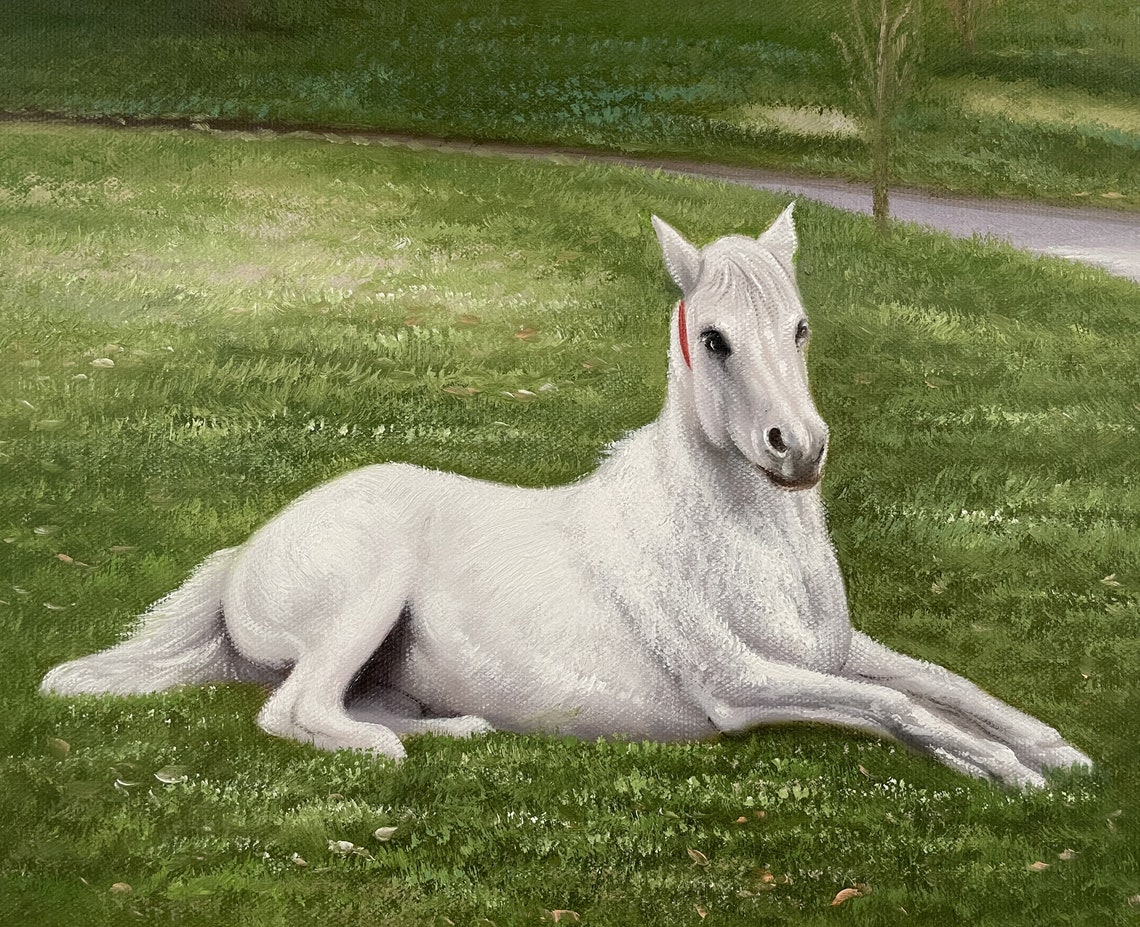 Custom Horse Painting Hand Painted Horse Oil Painting - Etsy