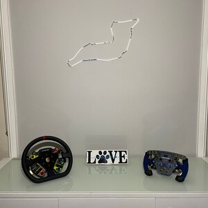 Track Art Imola With Corner Names Acrylic Artwork - Etsy