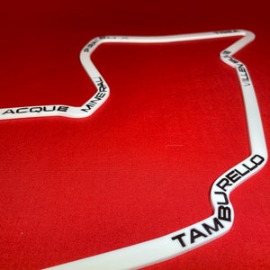 Track Art Imola With Corner Names Acrylic Artwork - Etsy UK