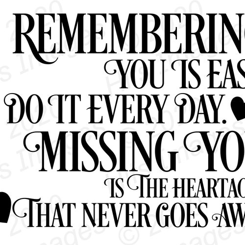 UNFRAMED Remembering You is Easy We Do It Everyday / Burlap - Etsy