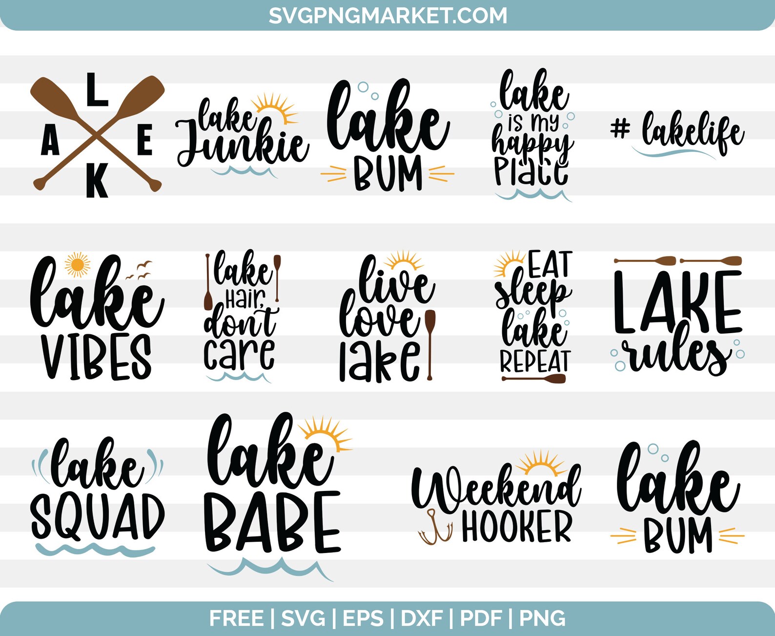 Lake SVG Bundle 25 Cricut Designs Lake Life Svg Lake - Etsy