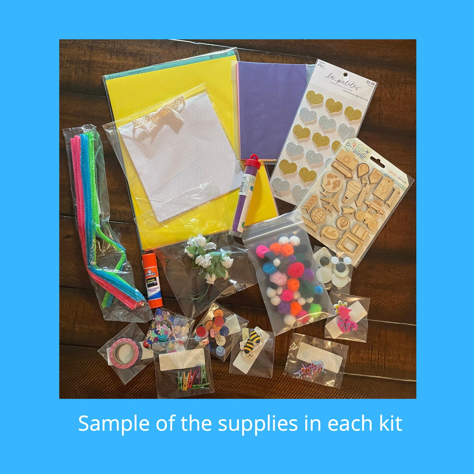 Volunteer Box Handmade Card Kit* Family Kid-friendly Volunteer From ...
