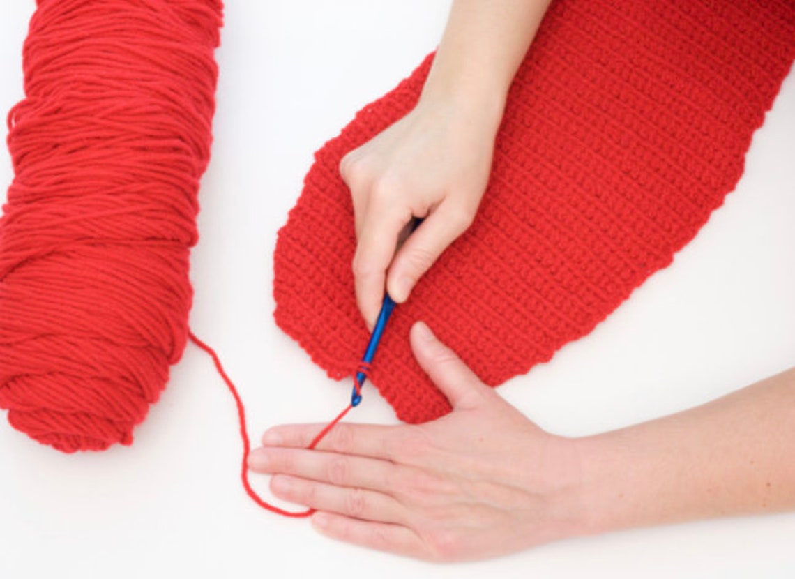 Volunteer Kit: Crochet a Simple Scarf Complete Kit Pattern Students ...