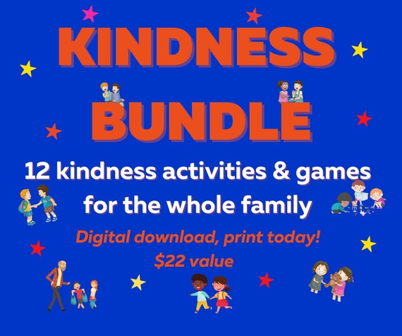 Kids Kindness Activities & Games Bundle Great for Classrooms | Etsy