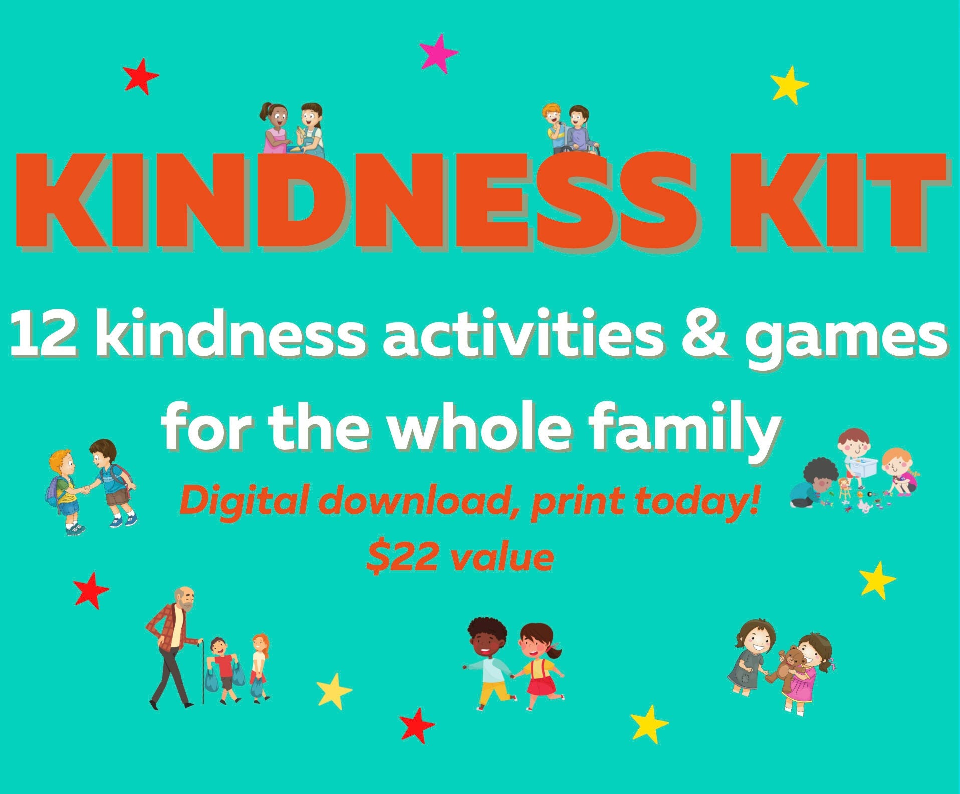 Kids Kindness Activities & Games Bundle Great for Classrooms - Etsy
