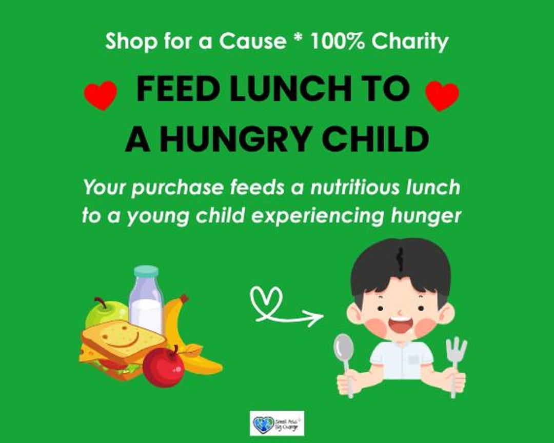 LUNCH for a HUNGRY CHILD * Certificate of Giving * Help Food-insecure ...