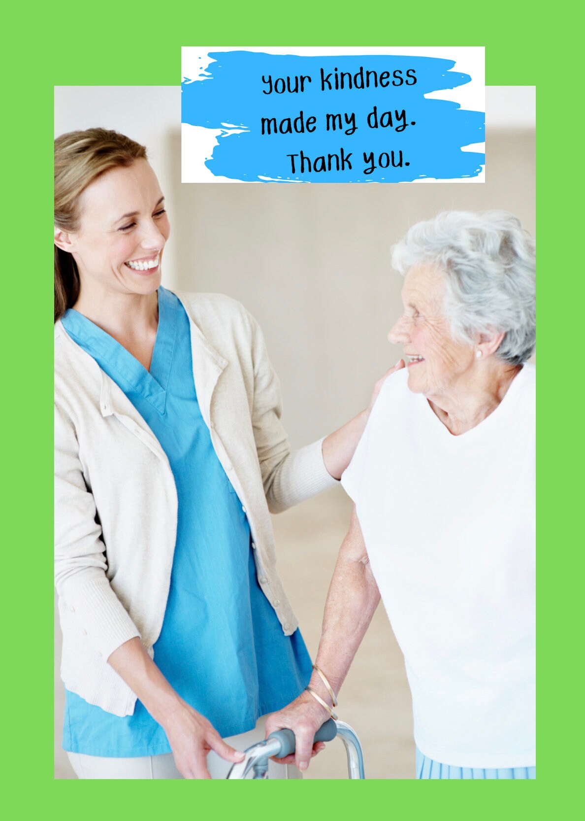 Printable Compliment Kindness Cards * Thank You Service Worker ...