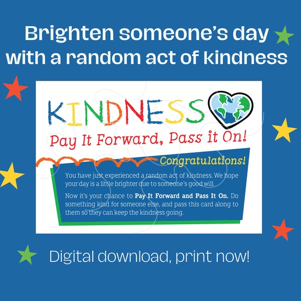 Kindness Cards - Etsy