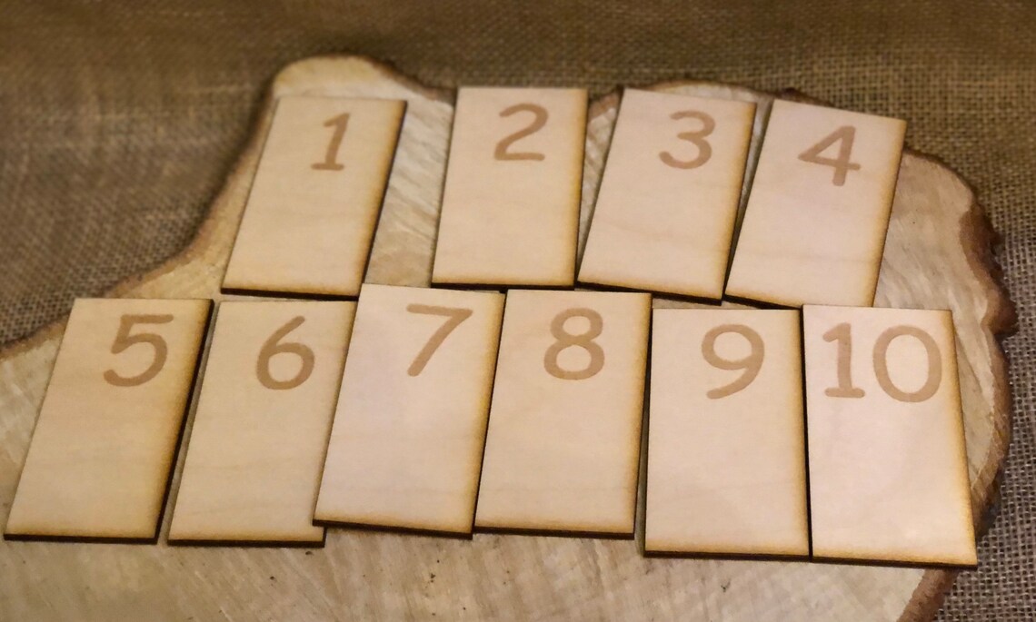 Add on number tiles for spelling frame set. | Etsy