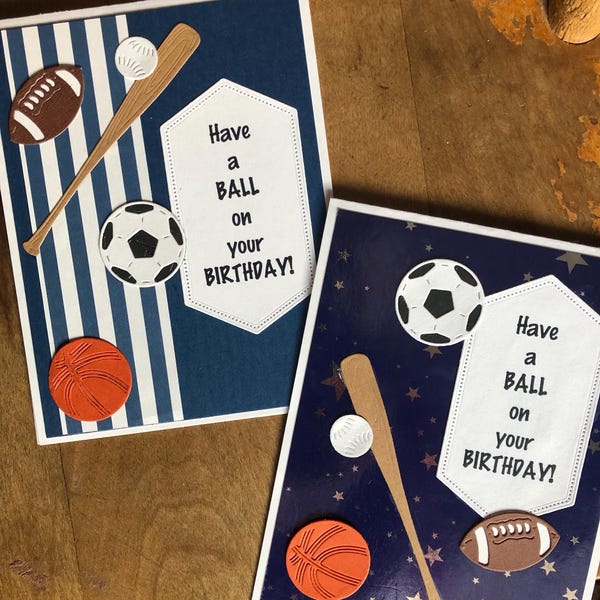 Sports Birthday Card - Etsy