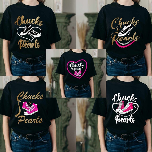 Chuck and Pearls Svg - Etsy