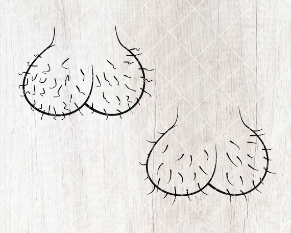Hairy Balls Svg Hairy Balls Clip Art Scrotum Silhouettes Etsy
