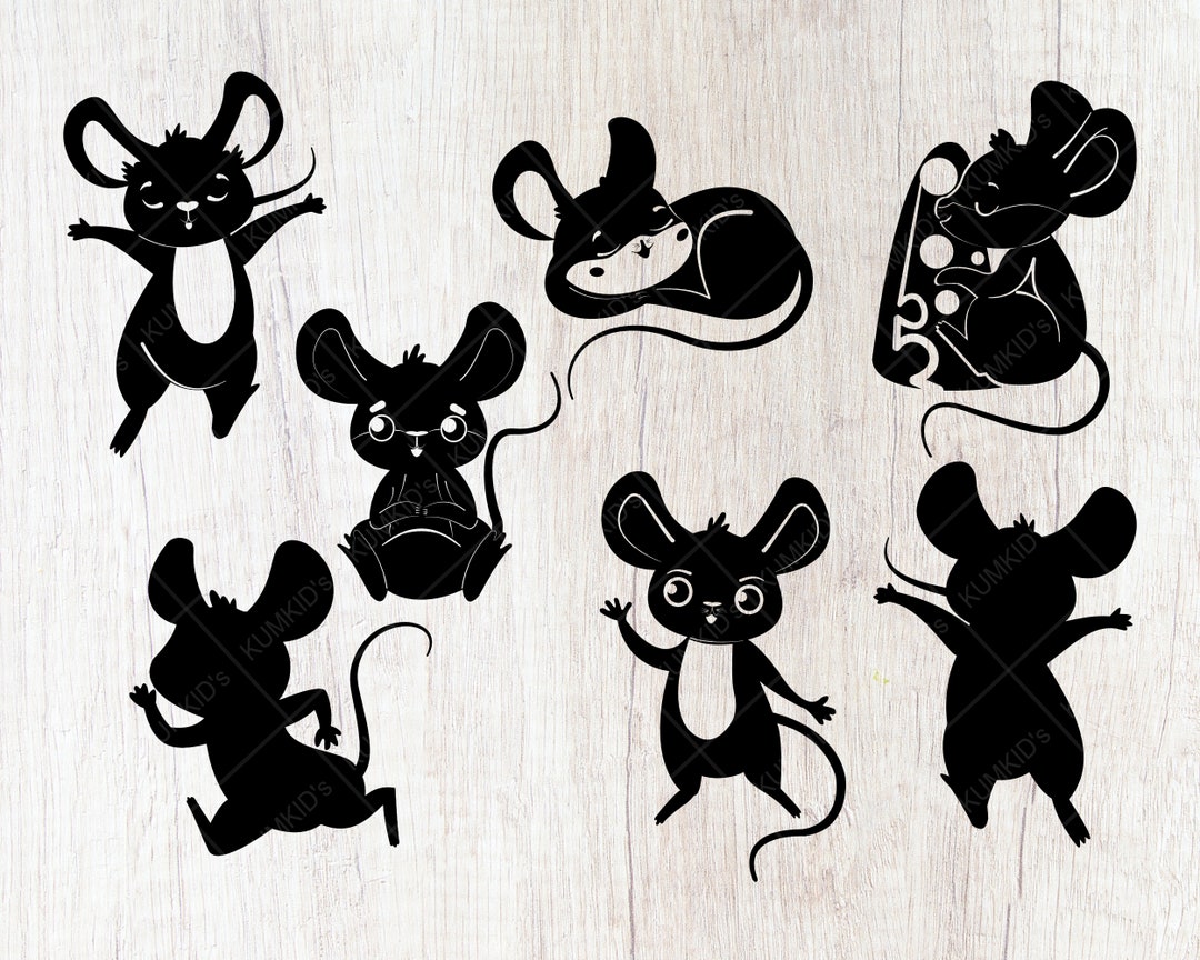 Rat Bundle SVG, Rat SVG, Rat Clipart, Rat Silhouette, Rat Cricut, Rat ...