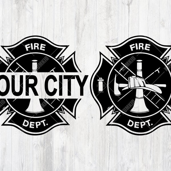 Fire Dept Monogram - Etsy