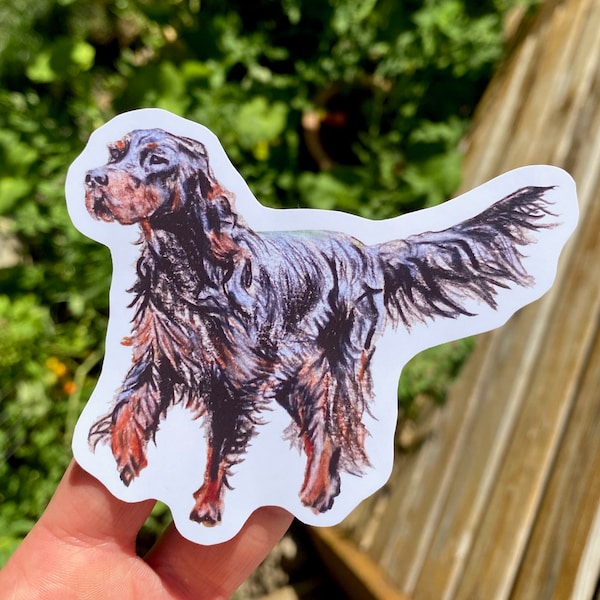 Gordon Setter Art - Etsy