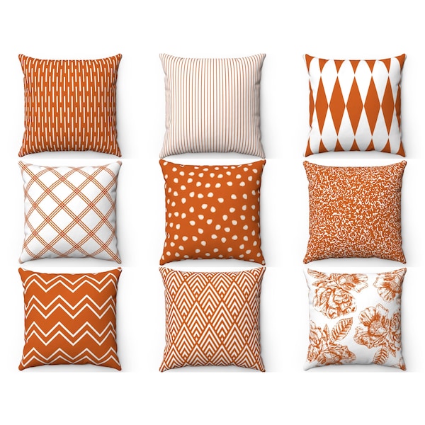 Orange Throw Pillow - Etsy