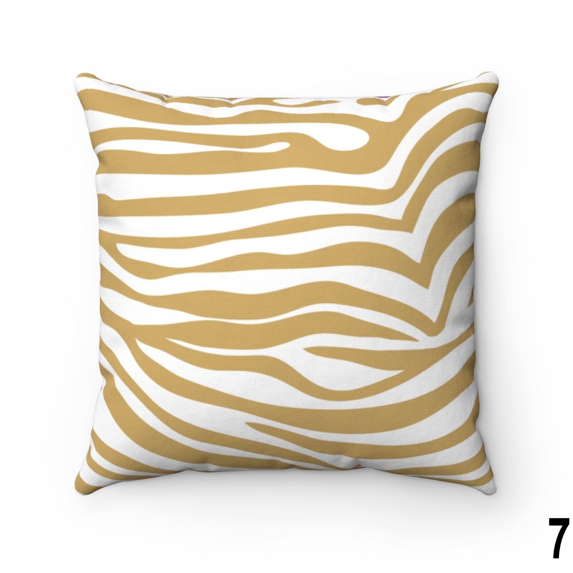 Zebra Throw Pillow Cover Safari Animal Print Outdoor 16x16 | Etsy