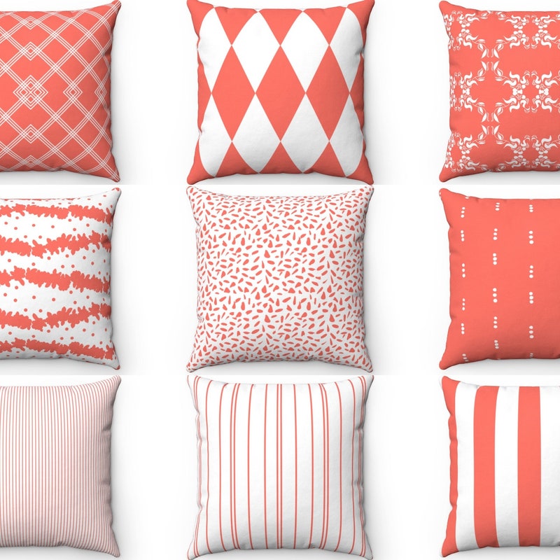 Coral Cushion - Etsy