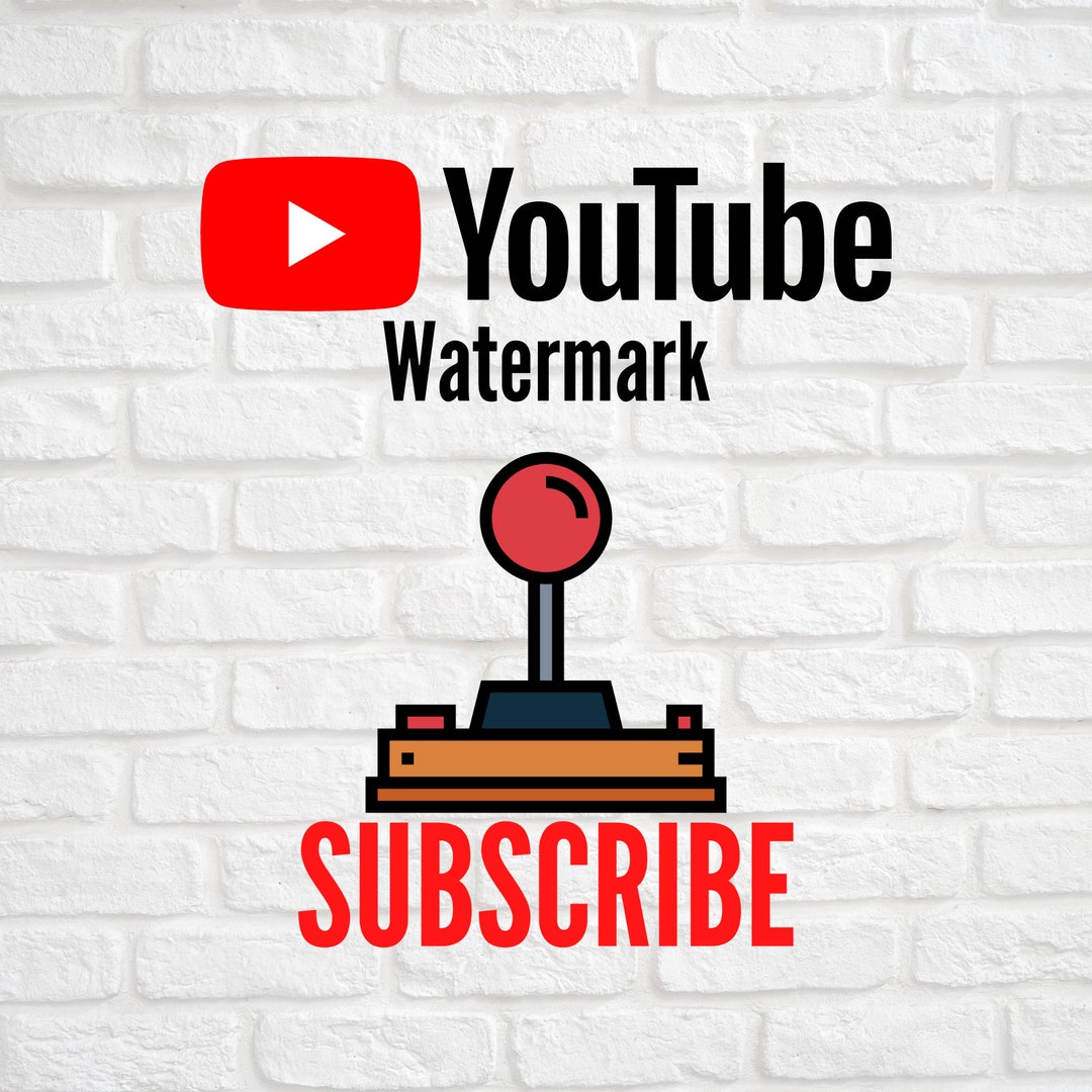 YouTube Subscribe WATERMARK pour Old School GAMER - Etsy France