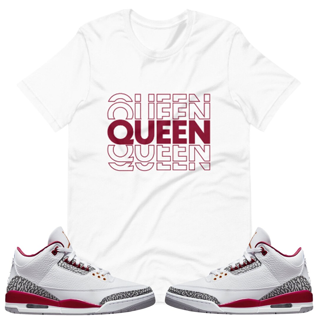 Air Jordan 3 Cardinal Red Shirt Air Jordan 3 Shirt Jordan 3 Cardinal ...