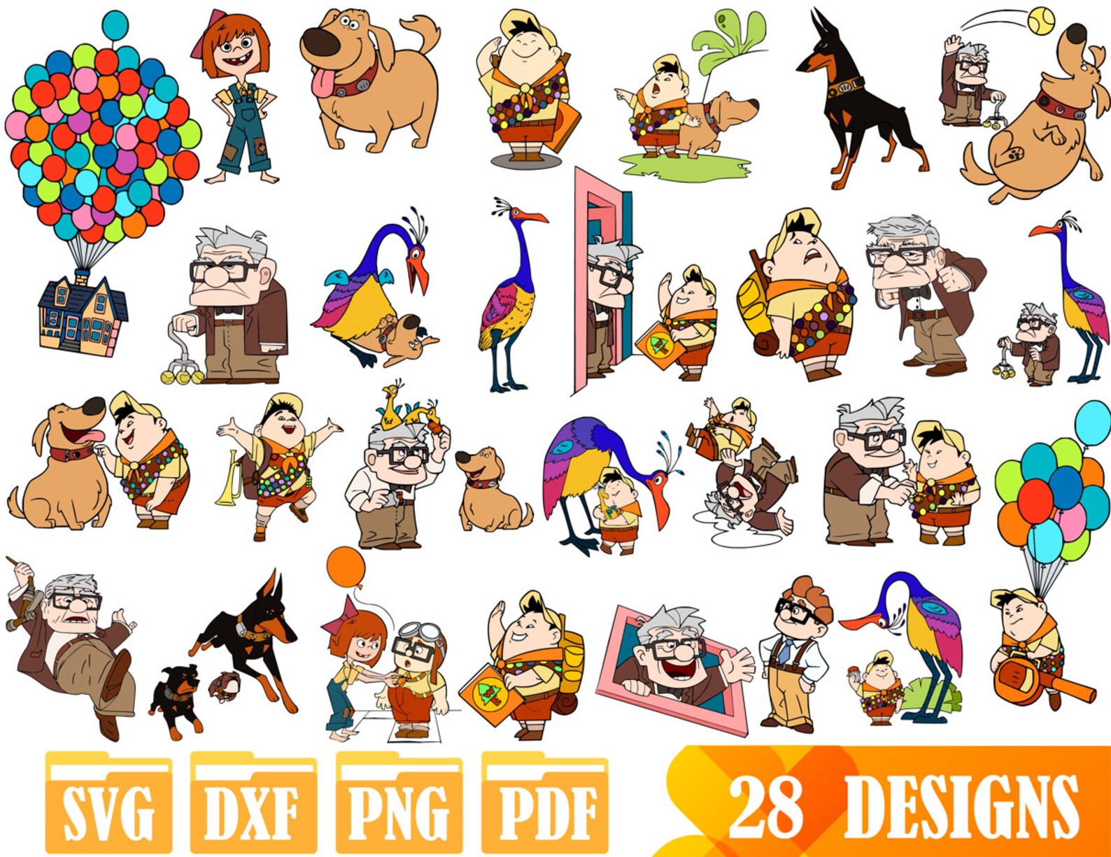 Easy to Use 28 High Quality Designs layered SVG DXF PNG - Etsy