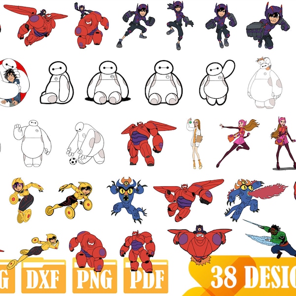 Baymax Svg - Etsy