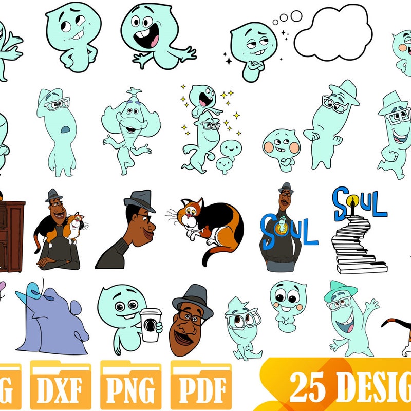 Pixar Svg Files - Etsy
