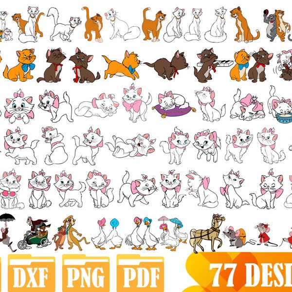 Cat Svg Designs - Etsy
