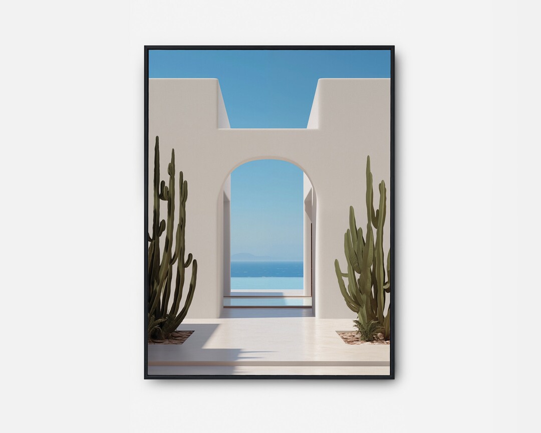 Minimalist Architecture Wall Poster, Architectural Illustration ...