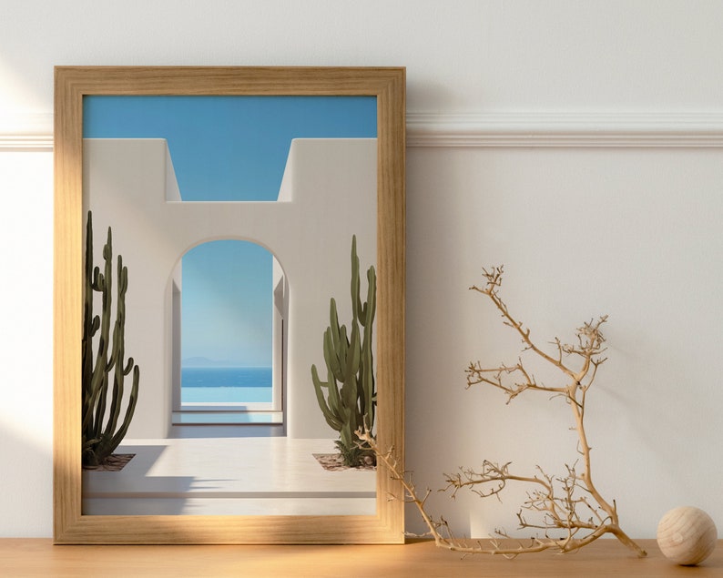 Minimalist Architecture Wall Poster, Architectural Illustration ...