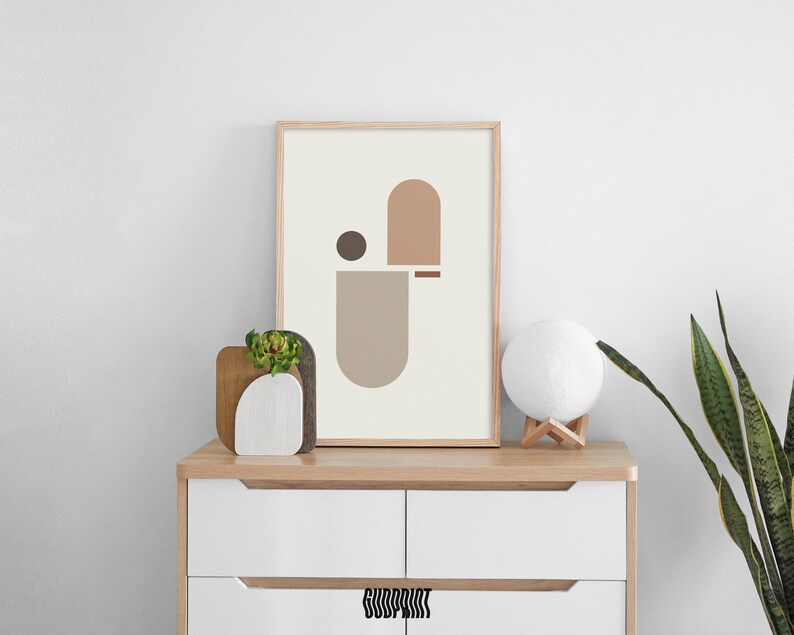 Minimalist Printable Wall Art, Geometric, Minimal Art Print, Geometric ...