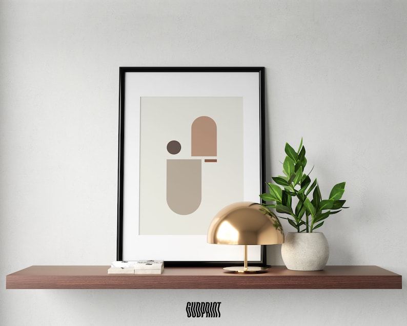 Minimalist Printable Wall Art, Geometric, Minimal Art Print, Geometric ...